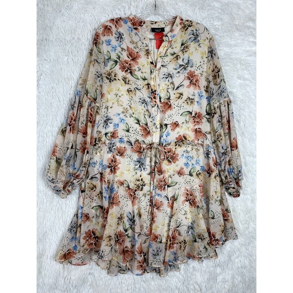 Vici | Dresses | Vici Collection Multicolor Floral Drawstring Dress ...